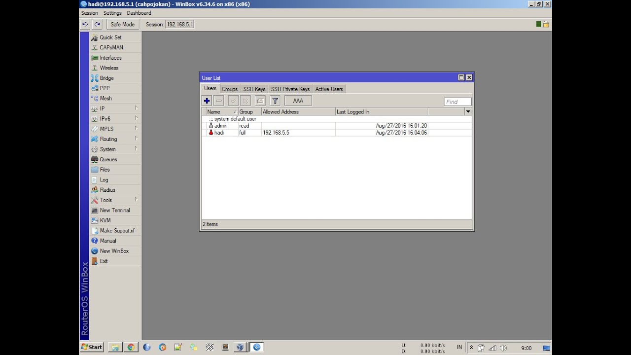 User Manager pada RouterOS #Diary6 - YouTube