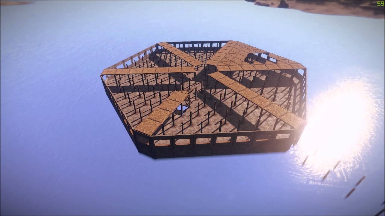 Timelapse 2 - Rust, Water Bunker! - Ocean - YouTube
