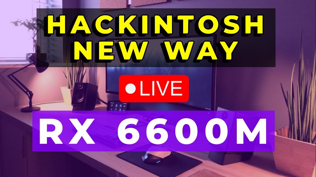 Live Hackintosh #002: How to install Hackintosh NEW WAY Proxmox with RX 6600M 51RISC - Hands-On ...