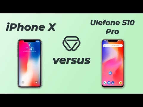 Apple iPhone X vs Ulefone S10 Pro - Vergleich der wichtigsten Unterschiede auf deutsch