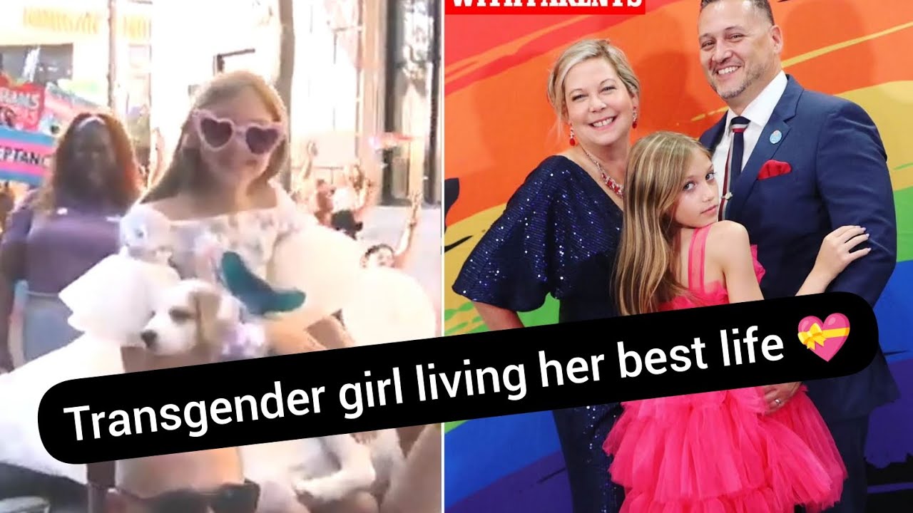 Transgender girl aged ELEVEN dons princess gown to become youngest ...