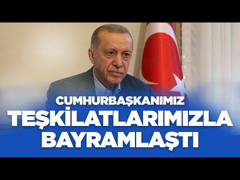 Cumhurbaşkanımız Teşkilatlarımız ile Bayramlaşma Programında