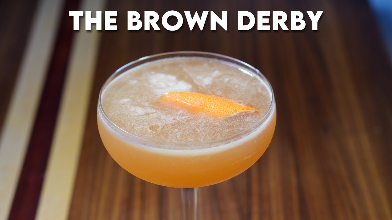 Mix Up A Delicious Brown Derby Cocktail! - YouTube