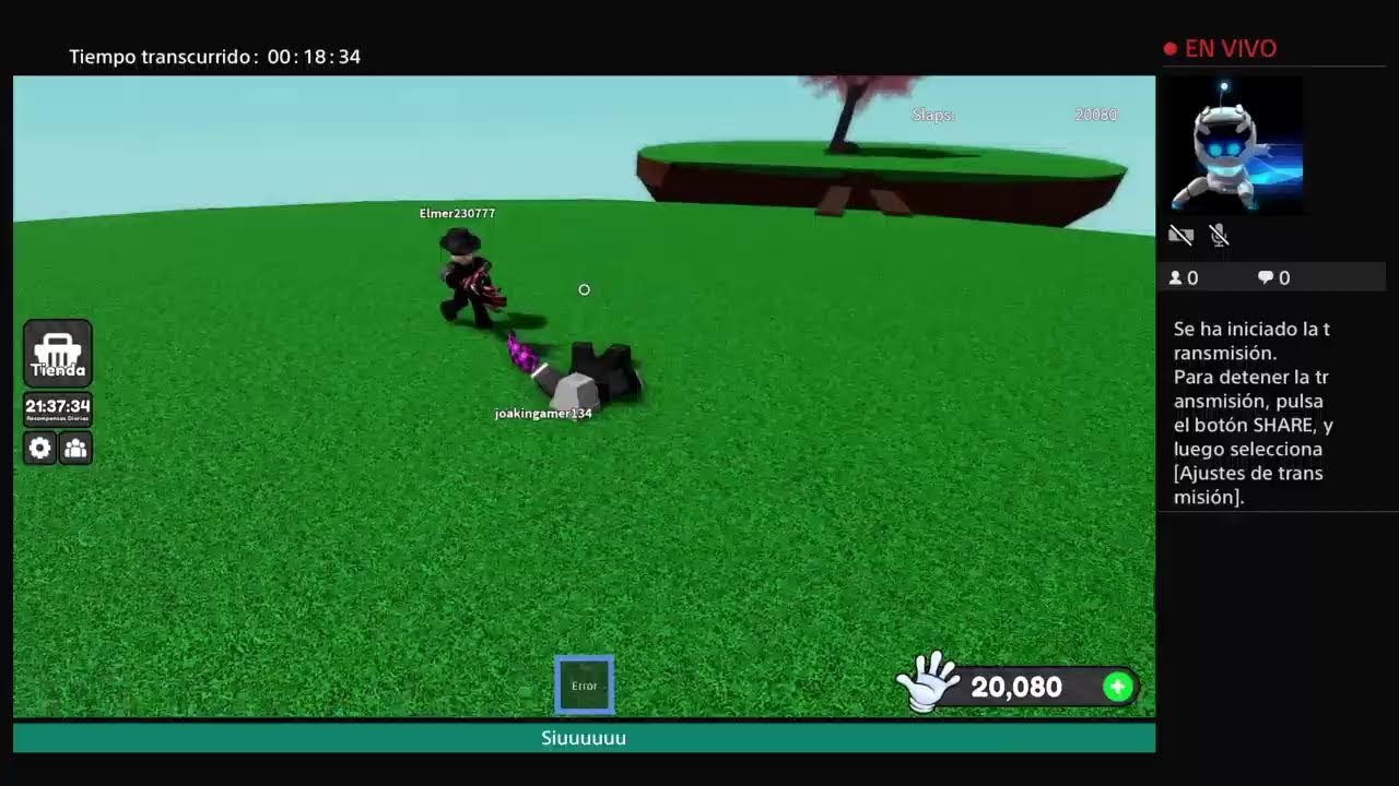 Consiguiendo Error | Slap Battles - YouTube