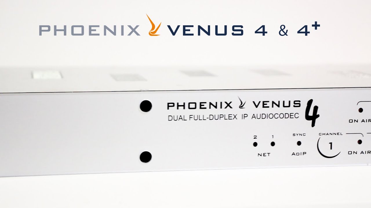 AEQ Phoenix Venus 4 | Two Channel, full duplex, stereo IP Audiocodec ...