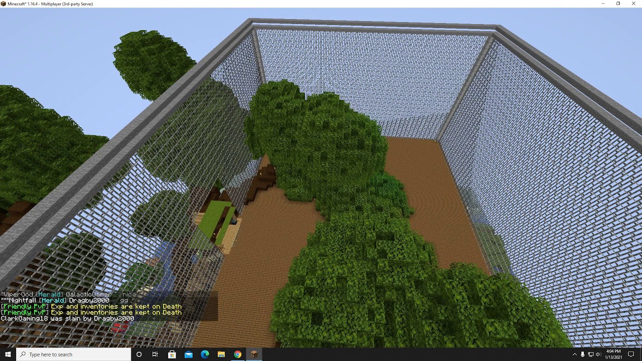 Minecraft PvP from WallCraft server - YouTube