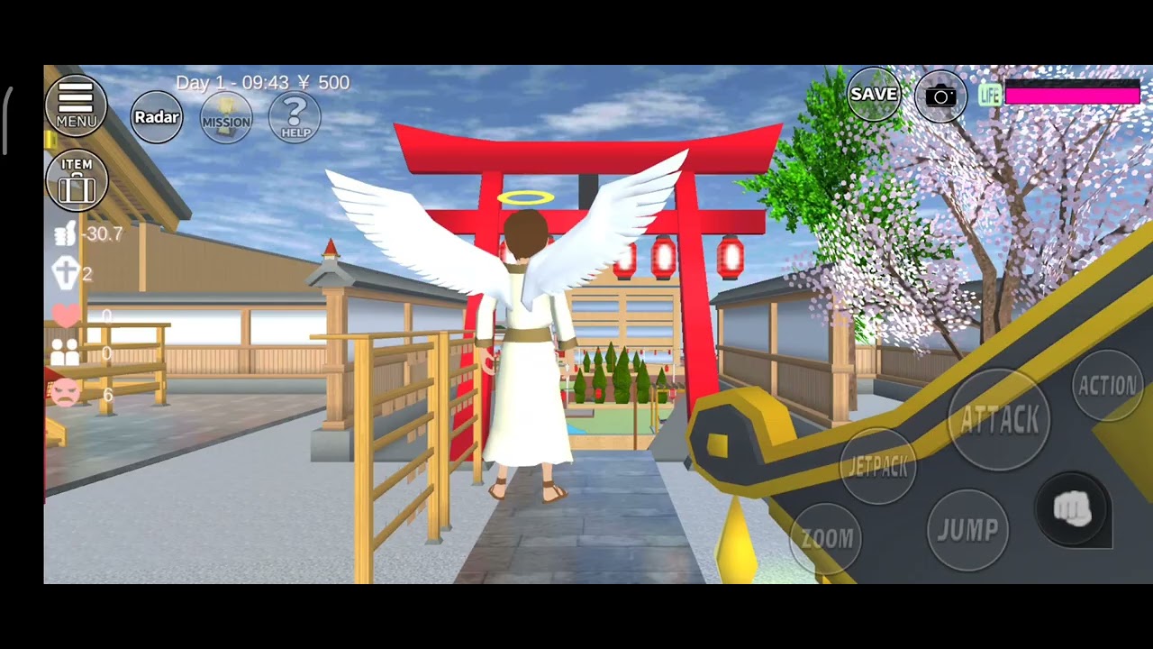 belajar dan keliling ke kota sakura#sakuraschoolsimulator #sakura - YouTube