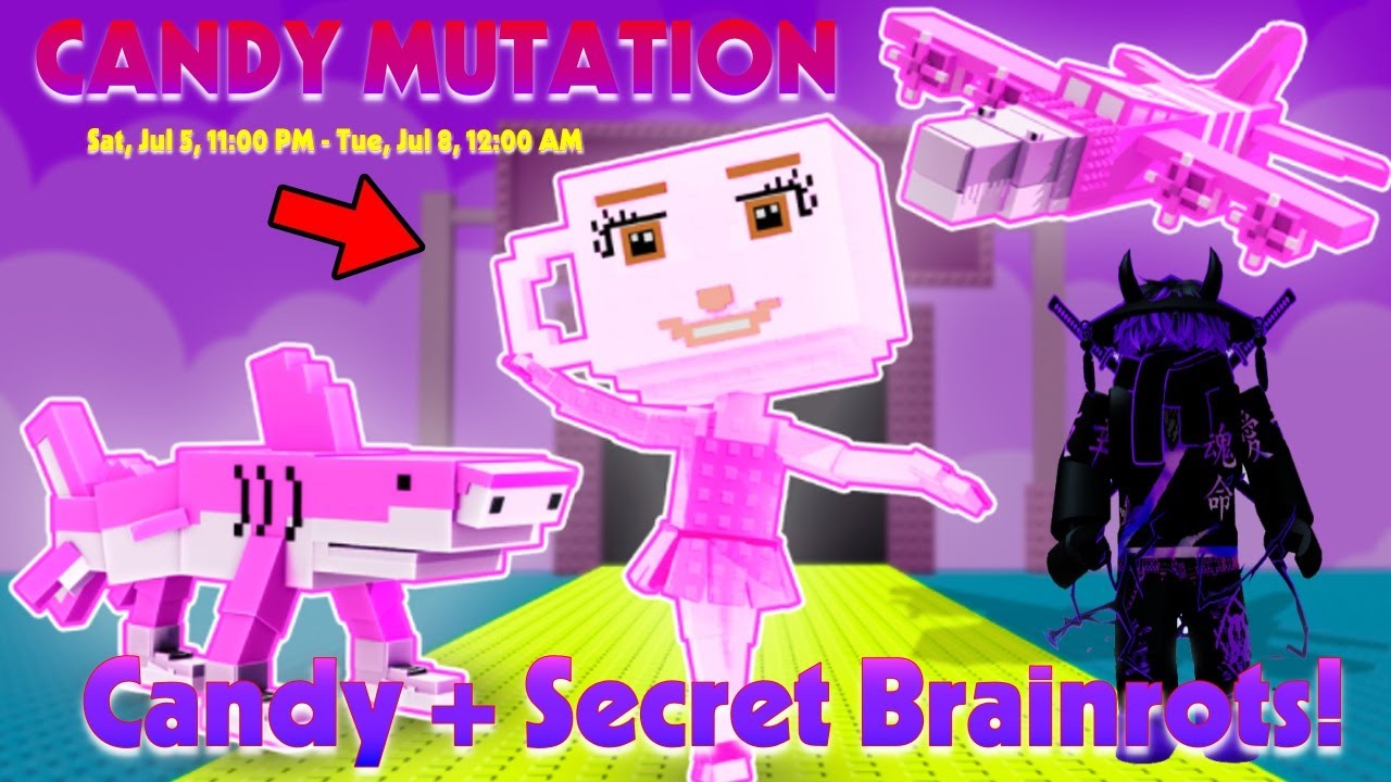 Steal a Brainrot 5 NEW BRAINROTS - CANDY MUTATION (Candy + Secret ...