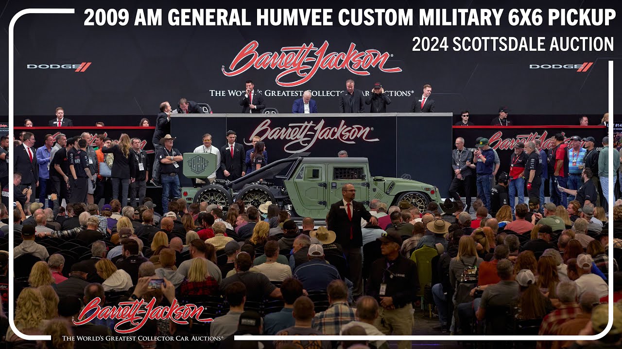SOLD! 2009 AM General Humvee Custom 6x6 - BARRETT-JACKSON 2024 ...