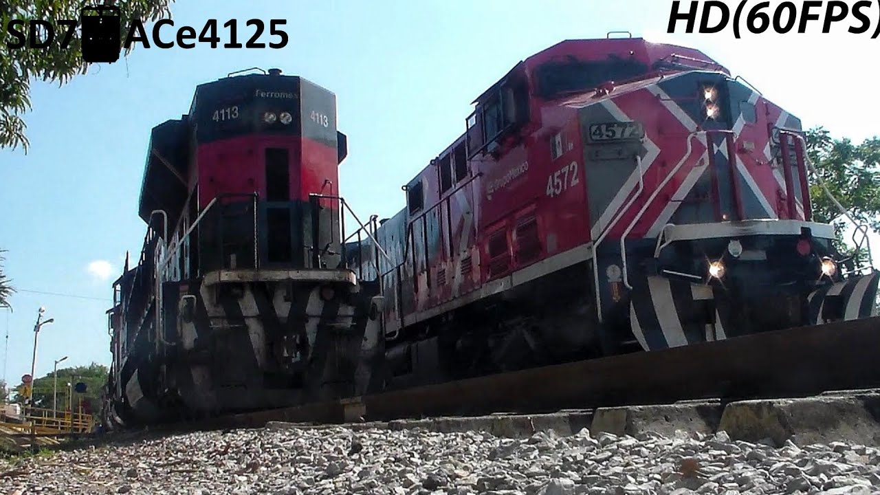 Ferromex 4572 Nuevo esquema!🚂 KCSM a Toda Potencia de noche! Trenes KCS y Ferromex en Altamira🚂 ...