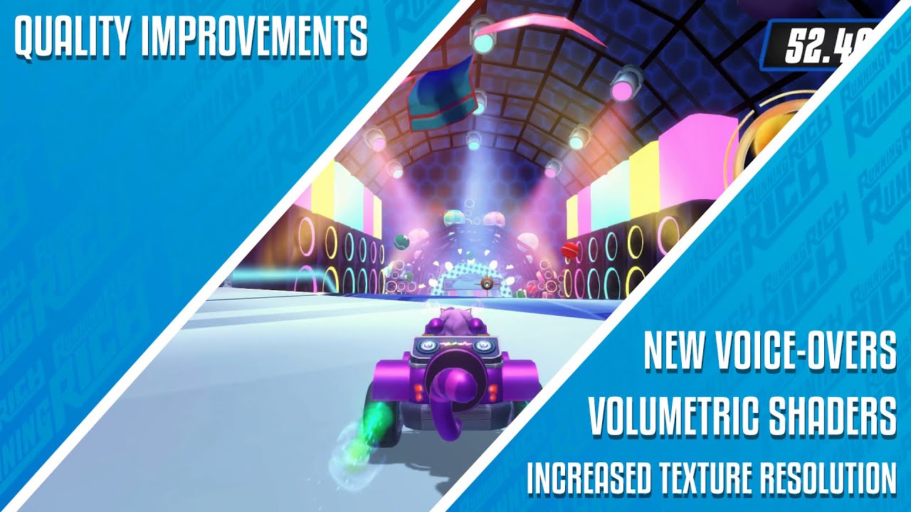 Graphics and Audio Update | Update v2.1.0 | Running Rich Racing - YouTube