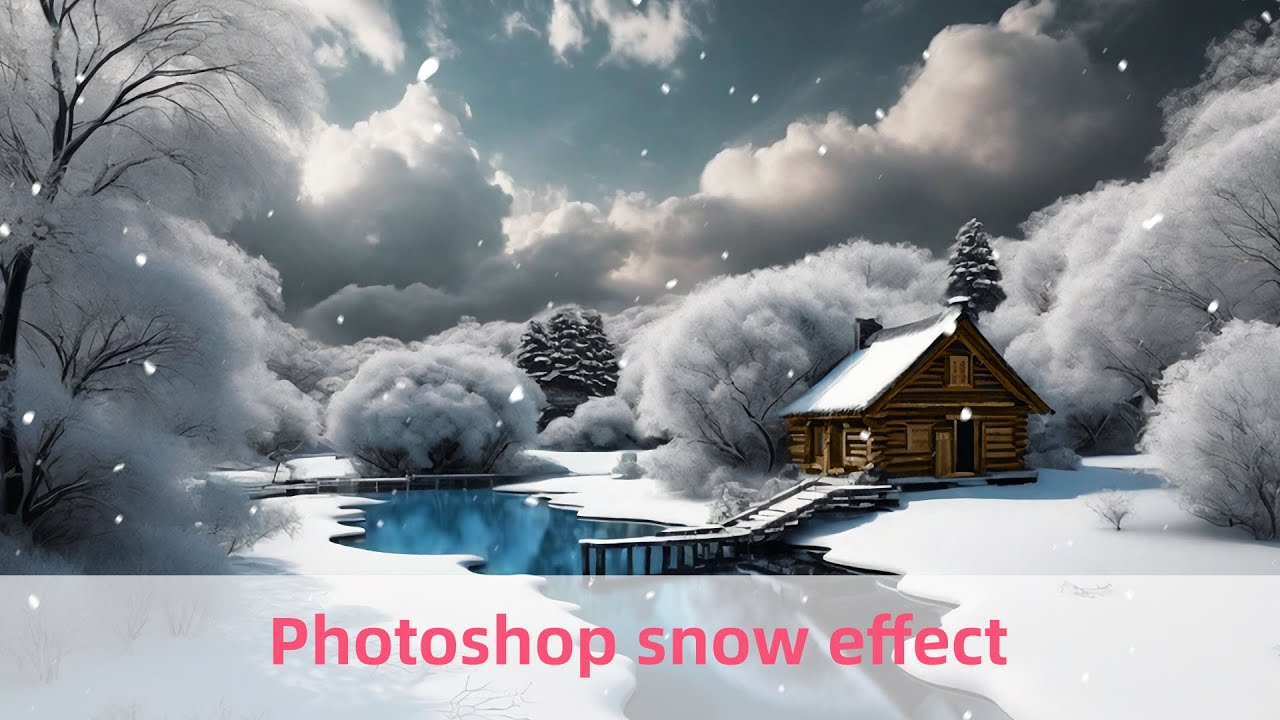 Photoshop Snow effect，Ps Tutorials - YouTube