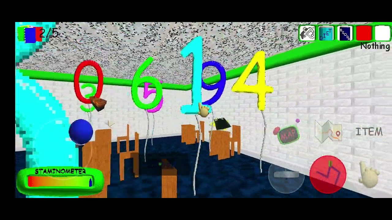 Baldi's basics plus android 0.12 gameplay (no Link) - YouTube