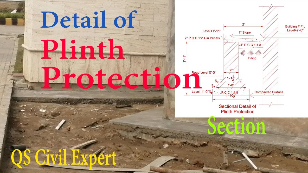 Building Plinth Protection Plinth Protection Around Building YouTube Building Plinth Protection Plinth Protection Around Building YouTube