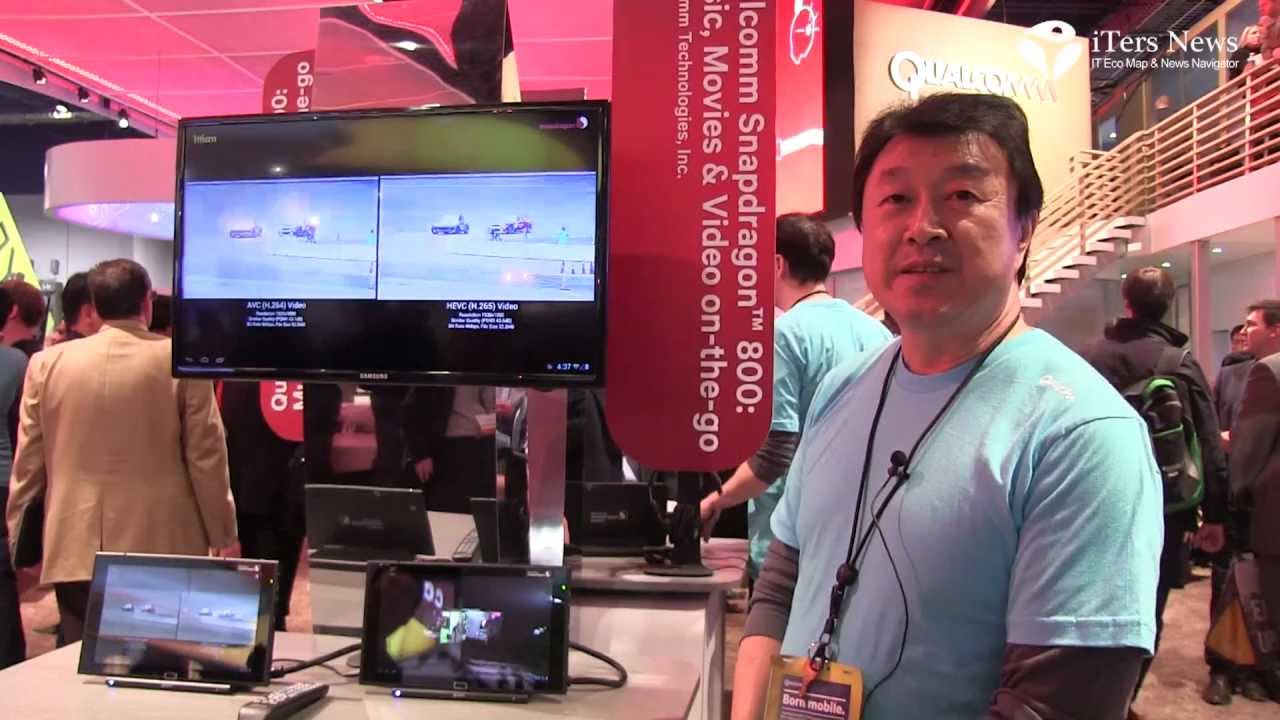 Qualcomm CES 2013 Booth Demo Michael Liew Snapdragon Video Technology ...