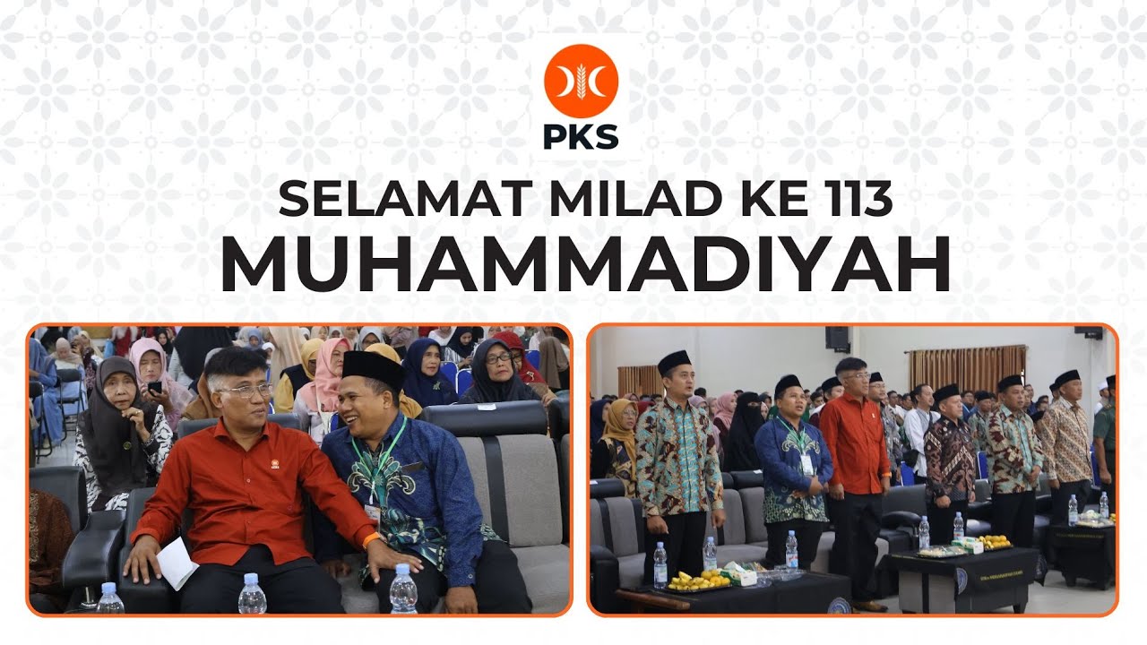 KETUA DPD PKS CIAMIS HADIRI MILAD MUHAMMADIYAH KE 113 - YouTube
