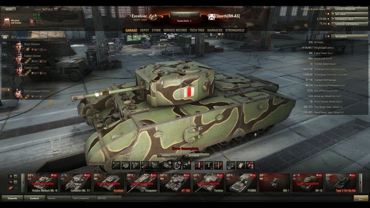 Excelsior British Heavy Tank - Mark of Excellence awarded - Widepark 2 ...