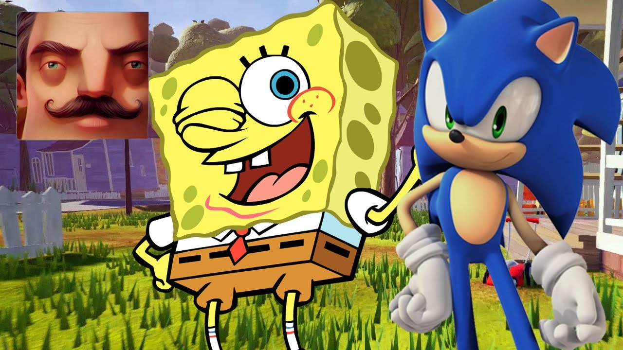 Hello Neighbor - New Neighbor Big SpongeBob Act 1 Gameplay Walkthrough ...