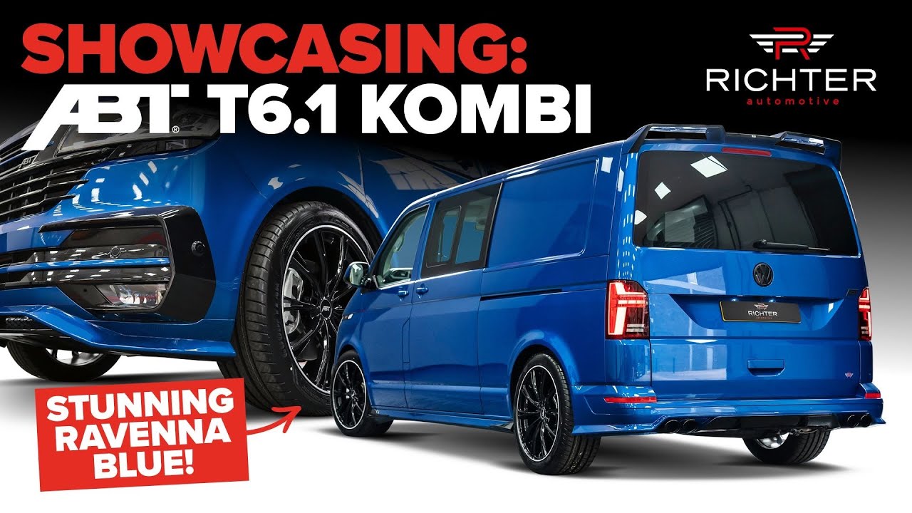 Stunning Ravenna Blue ABT VW T6.1 - YouTube
