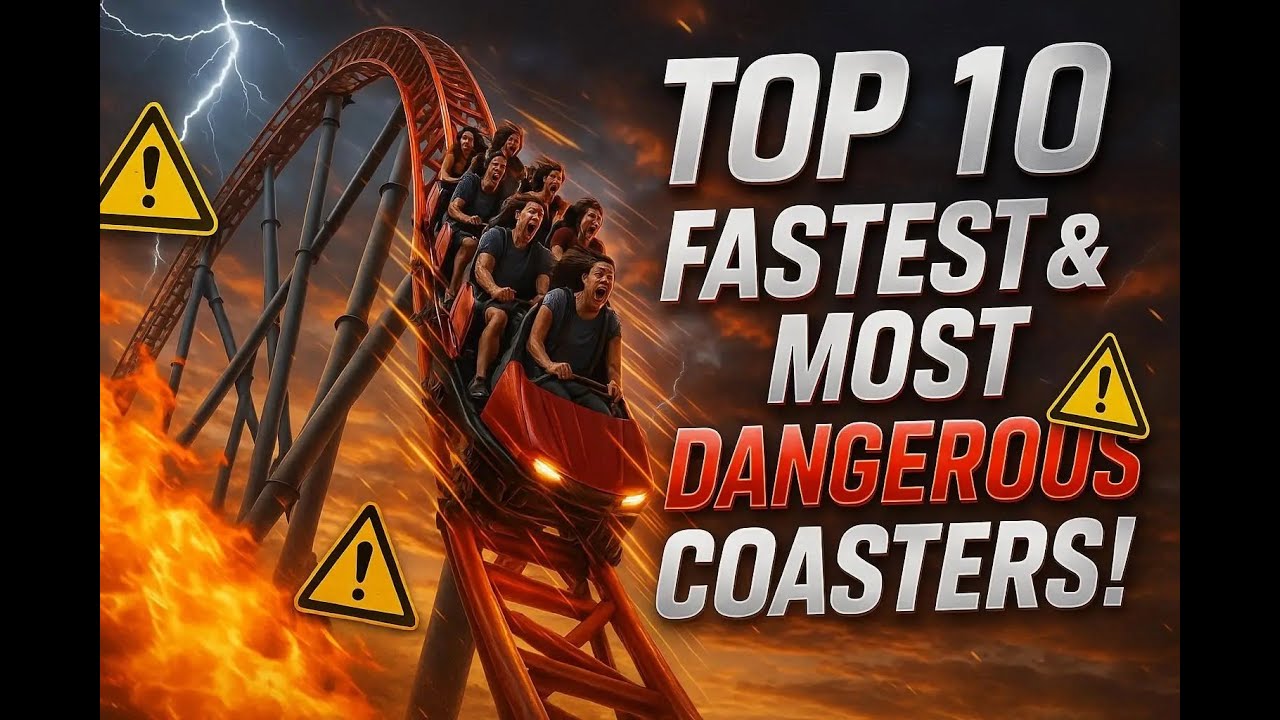 Top 10 Fastest-Dangerous Roller Coasters in the World (2026) | Most ...