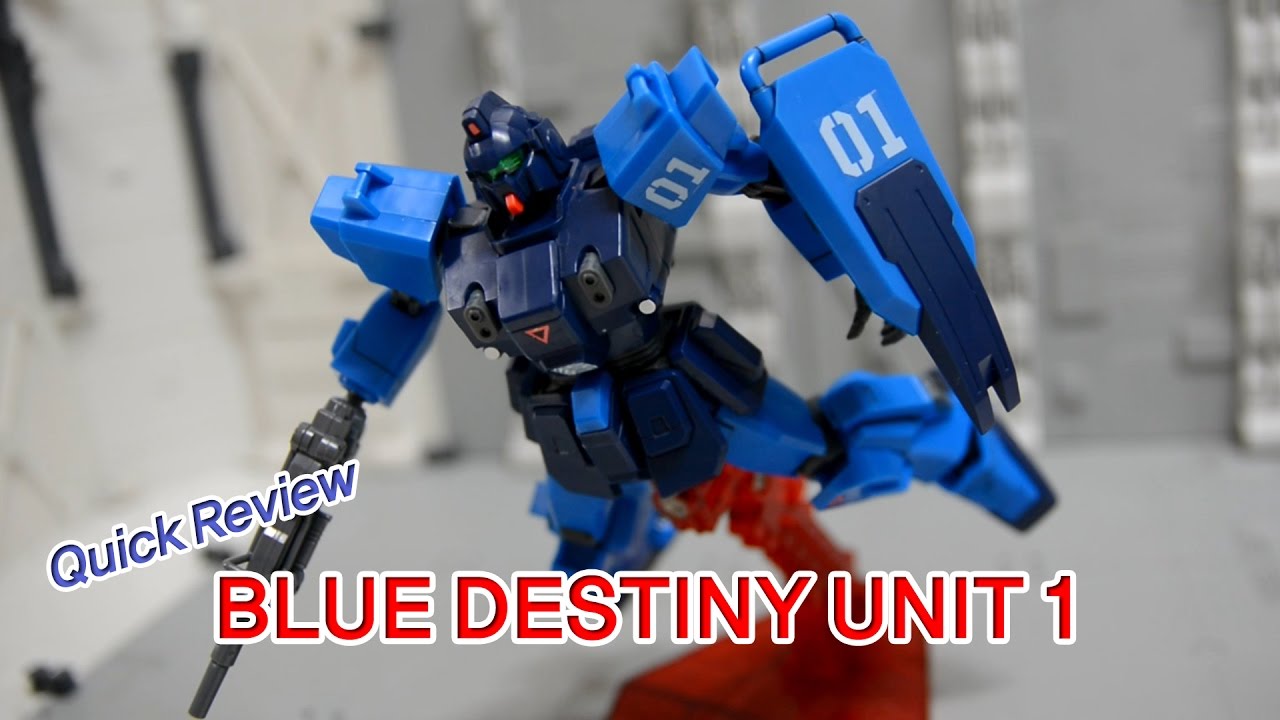 (ENG SUB) [Quick Review] HGUC 1/144 블루 데스티니 1호기 / Blue Destiny Unit 1 ...
