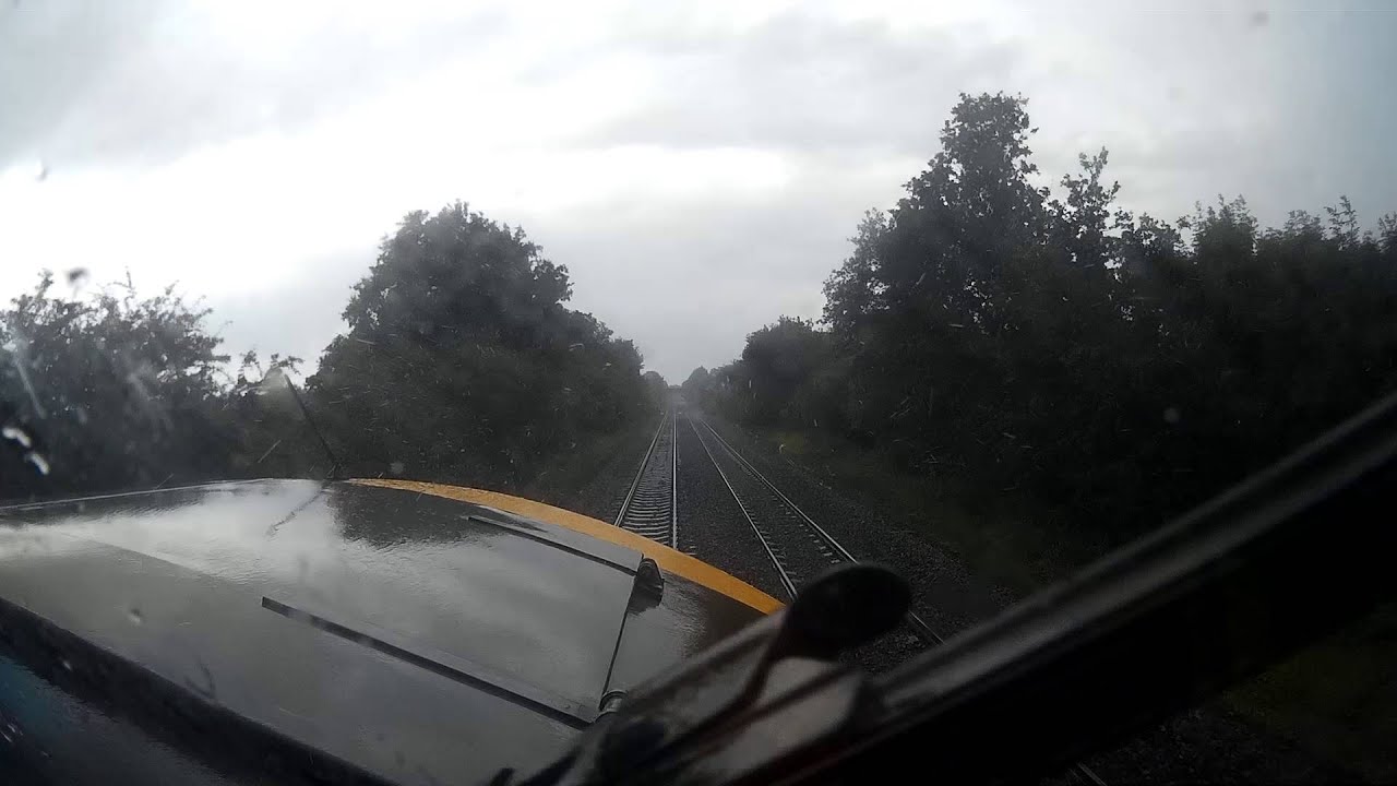 British Rail Class 37 cab ride Hull to Selby 1Q99 Network Rail ...