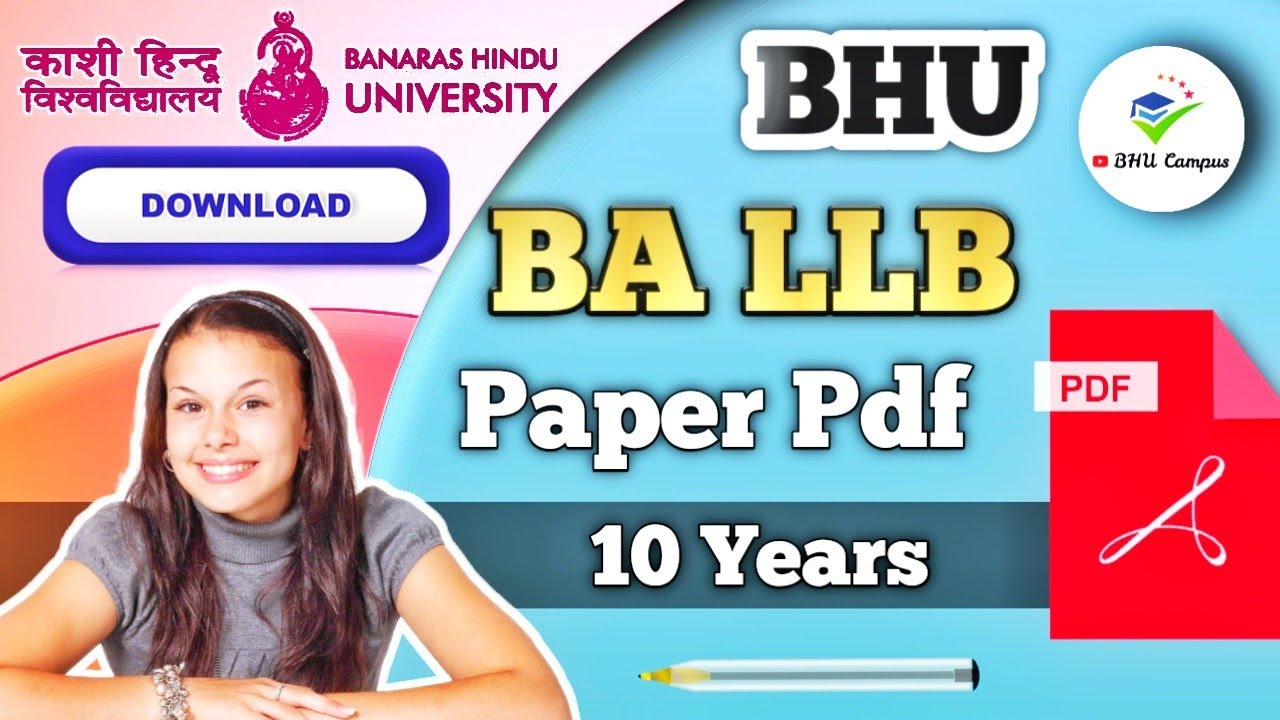BHU BA LLB Previous Years Question Paper | BHU BA LLB Entrance Exam ...
