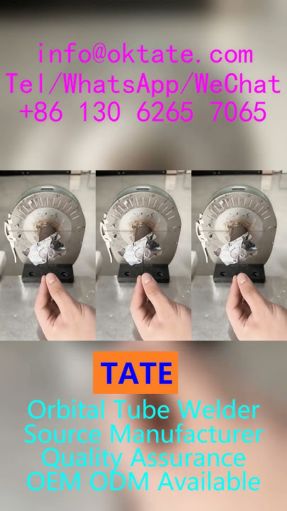 Machine de soudage orbital pour tubes de 6 35 mm dans l industrie des semi conducteurs # ...