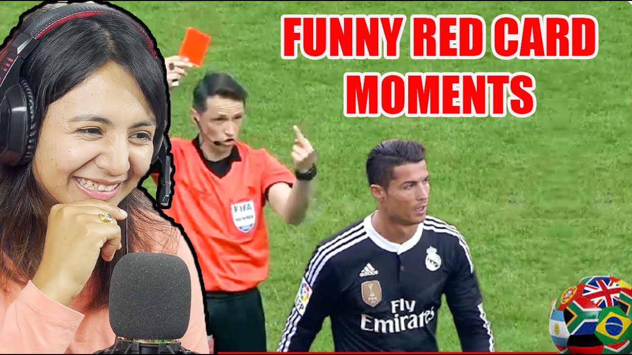 FUNNY RED CARD MOMENTS - YouTube
