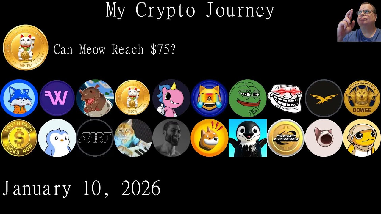My Crypto Journey With WLFI,Meow,Troll,Dowge... 2026/01/10 // Steve ...