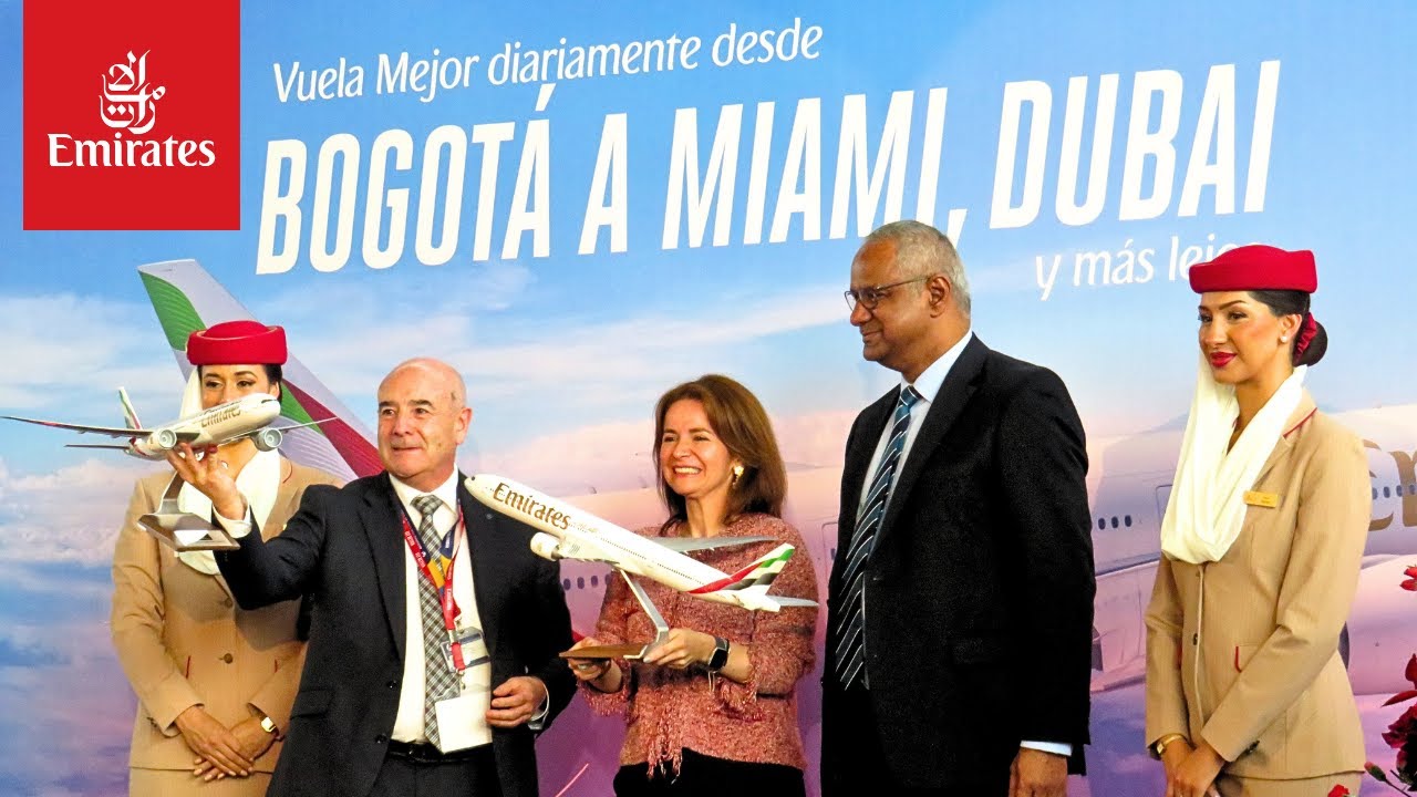 EMIRATES EN COLOMBIA 🇦🇪 ️🇨🇴 | EVENTO DE INAUGURACIÓN DE LA RUTA DUBAI ...