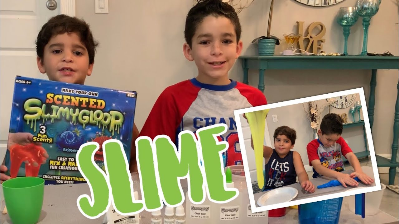 JOSH E LIPE BRINCANDO COM SLIME - YouTube