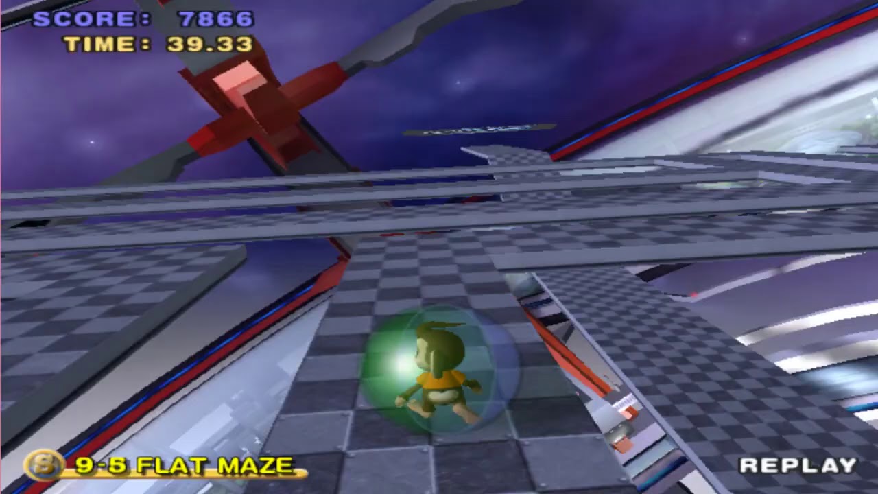Super Monkey Ball 2: Flat Maze 39.33 - YouTube