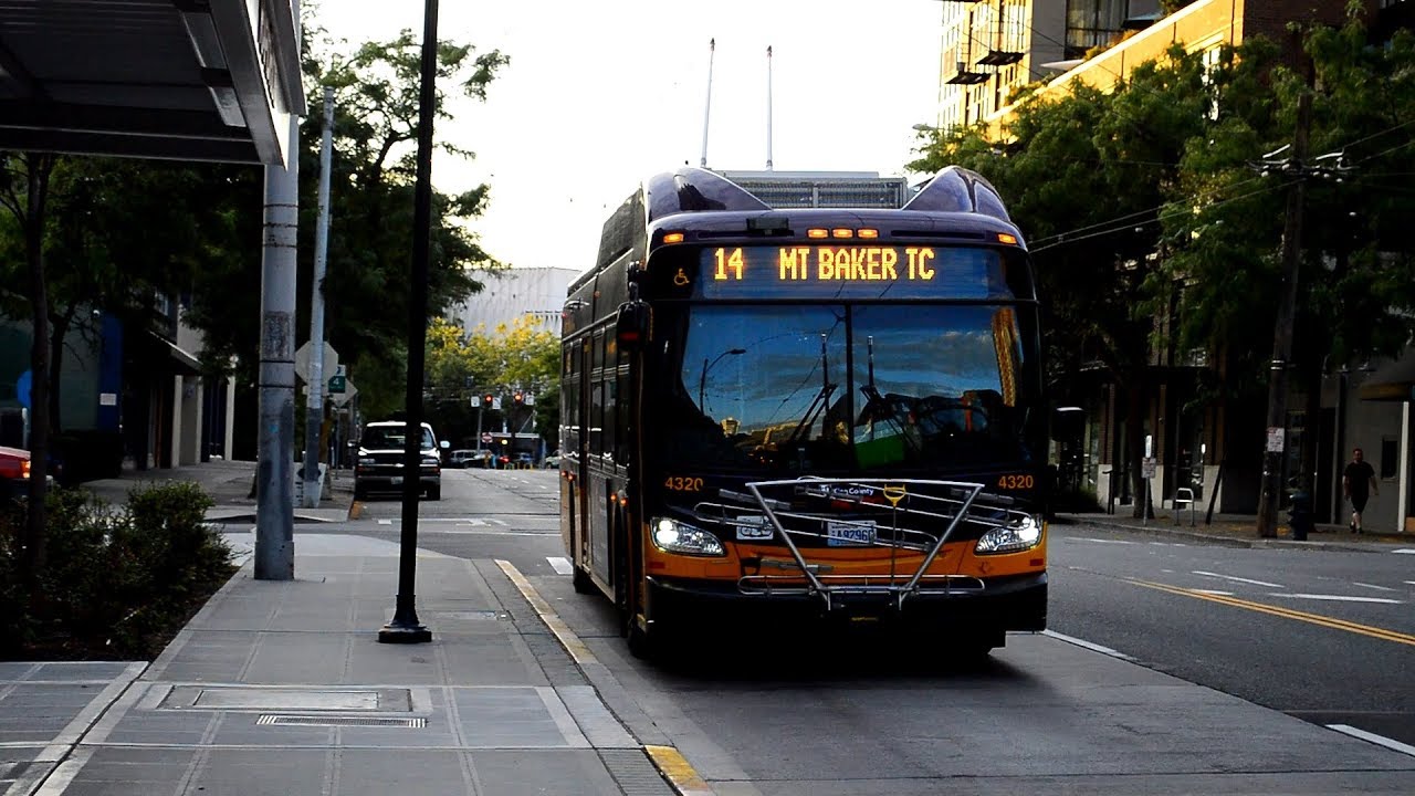 King County Metro 2015 New Flyer XT40 "Xcelsior" Electric Trolleybus ...