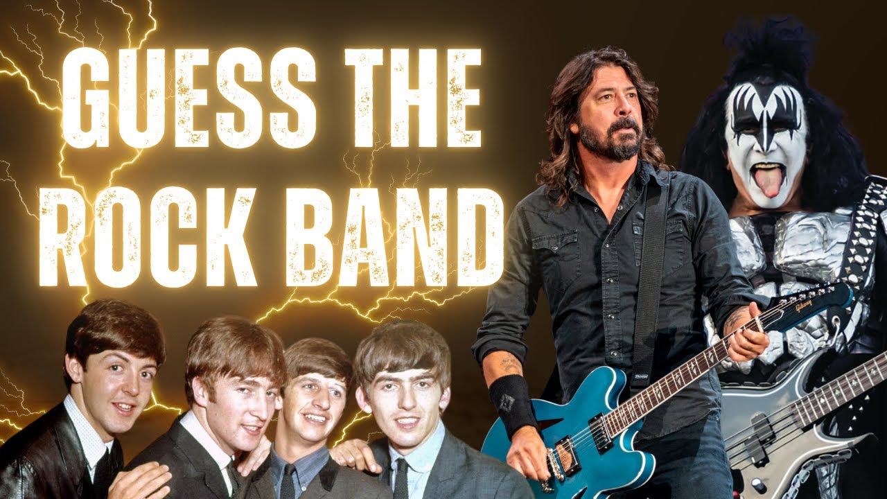 Guess the Rock Band from the Picture -50 Bands Music Quiz 🎸 Test Your ...