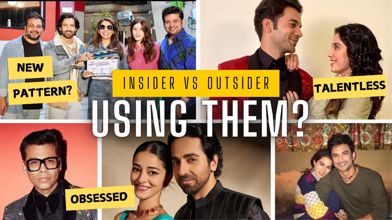 Bollywood's new pattern EXPOSED! Nepo Kids are using Outsider? - YouTube