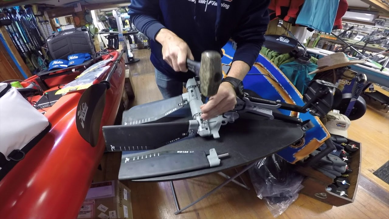 HOBIE Mirage MD180 V1 to V2 MAST BOOM Install - YouTube