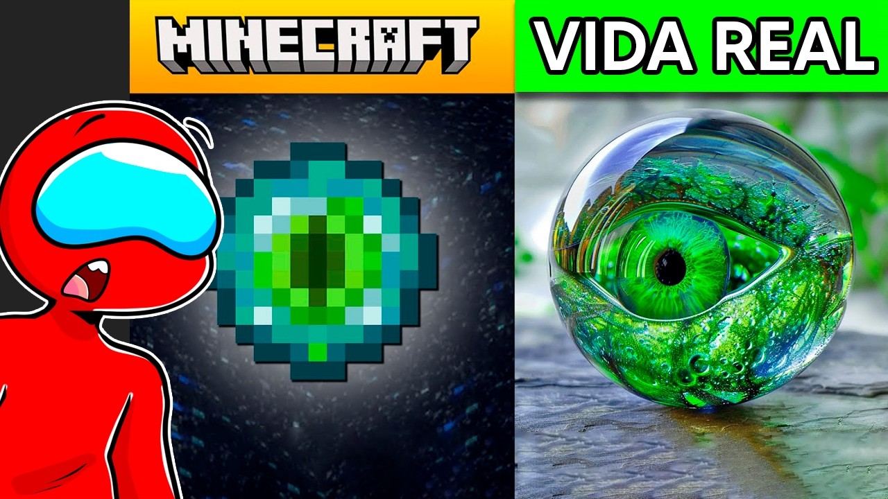 Minecraft VS Vida Real SUPER REALISTA 4K | DEEP REACCIONA - YouTube