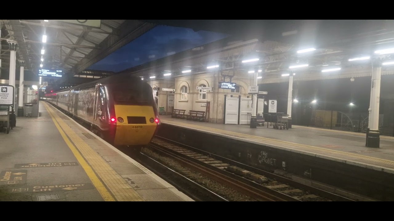 CrossCountry HST Set 43321 + 43378 Is Working 5Z63 1855 Bristol Temple ...