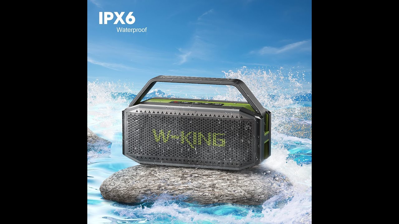 W-King D9-1 Bluetooth HD 60 Watt Speaker Sound Review PART 2 👍 - YouTube