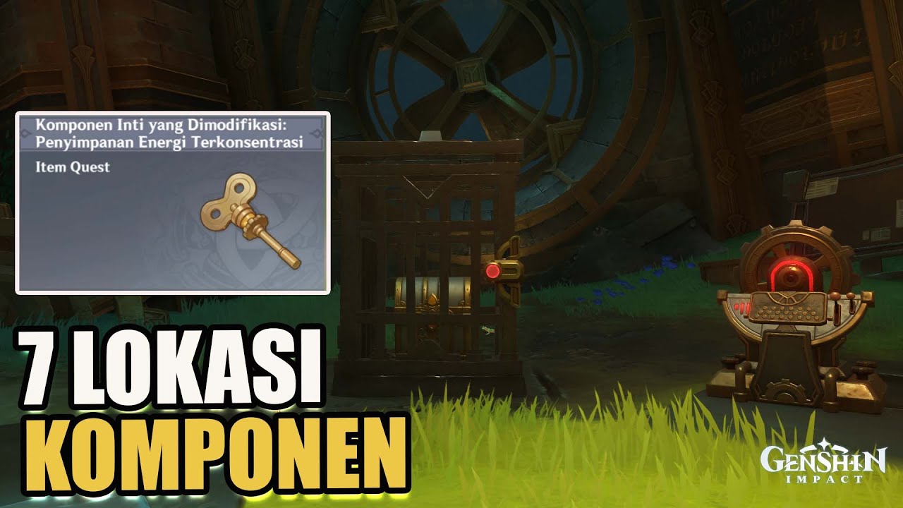 Lokasi 7 Komponen Intin untuk Membuka Luxurious Chest | Puzzle【Genshin ...