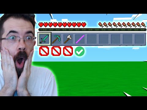 KILIÇ KAZMA BALTA YASAK CHALLENGE! (İMKANSIZ) Minecraft BEDWARS