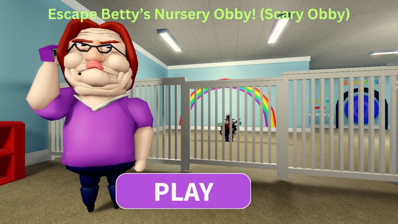 Roblox Escape Betty's Nursery Obby! (Scary Obby) - YouTube
