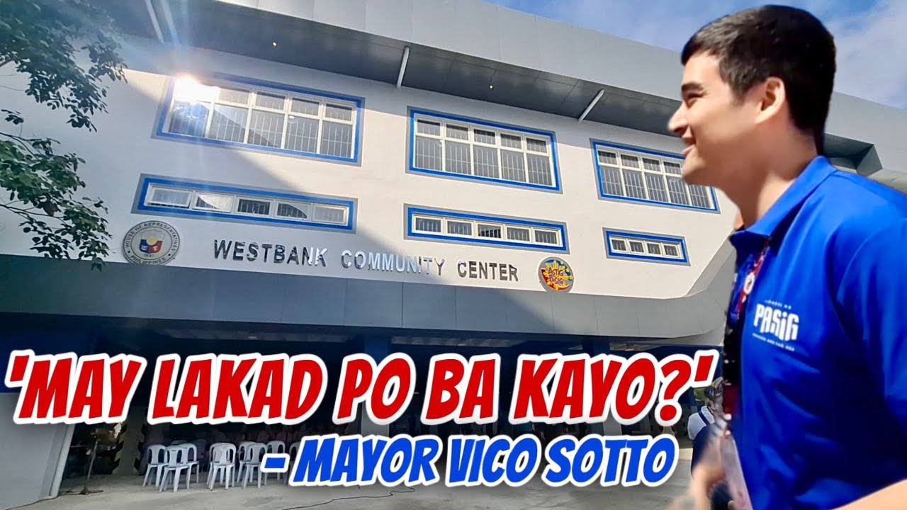 MAYOR VICO SOTTO SA INAGURASYON NG WESTBANK COMMUNITY CENTER - YouTube