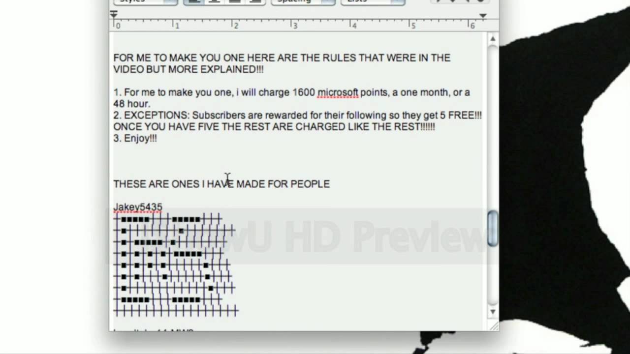 Custom xbox live bio - YouTube