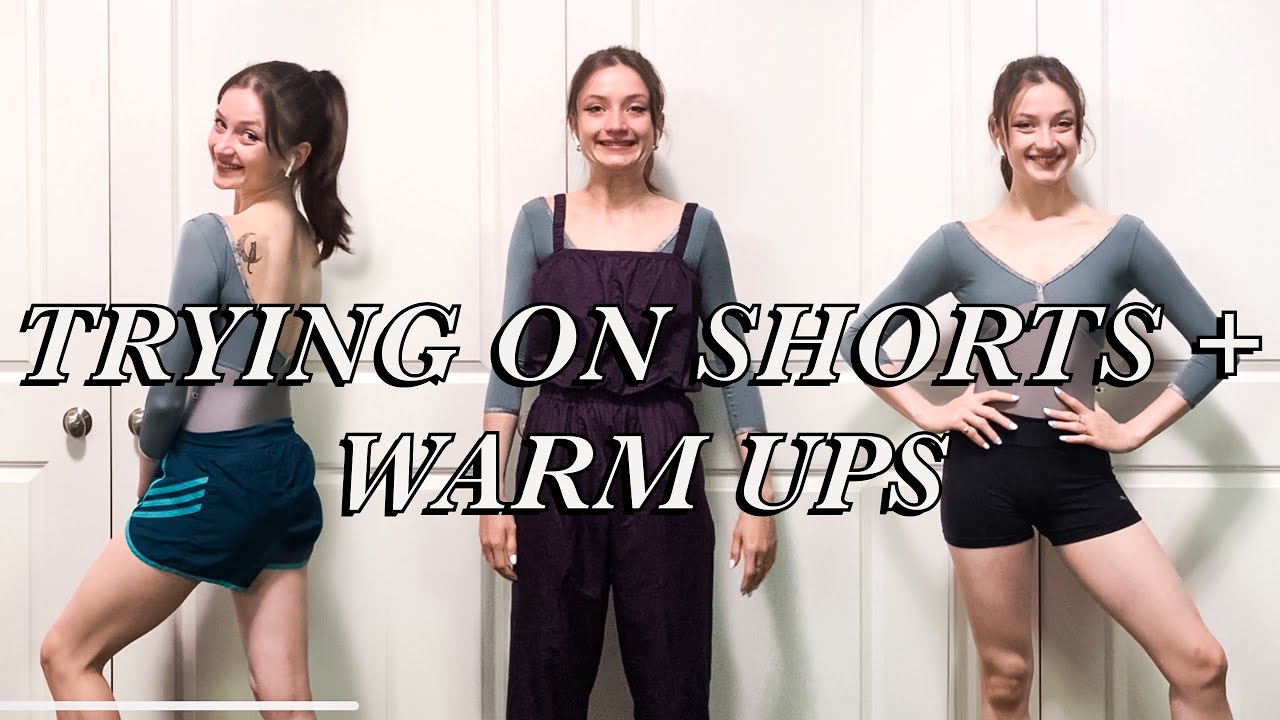 TRYING ON DANCEWEAR//SHORTS HAUL - YouTube