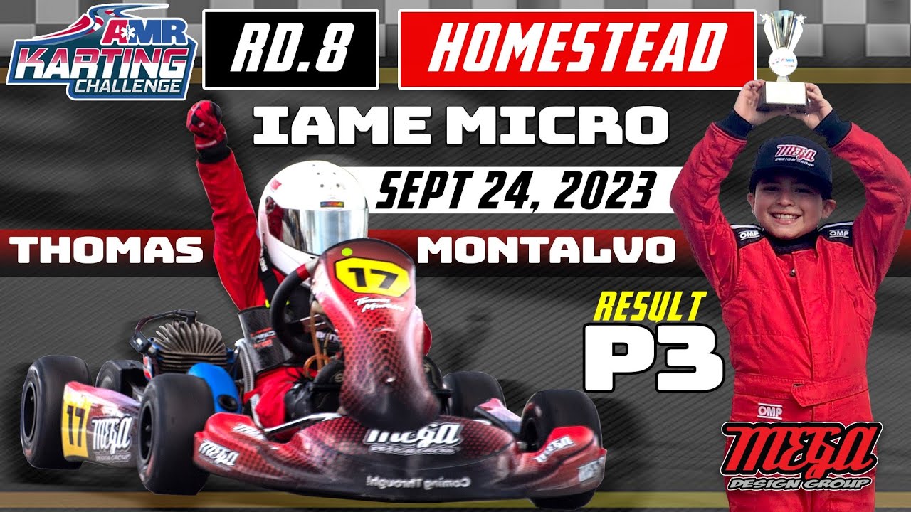 I got my first Podium at RD 8 - AMR Homestead Kart Challenge - YouTube