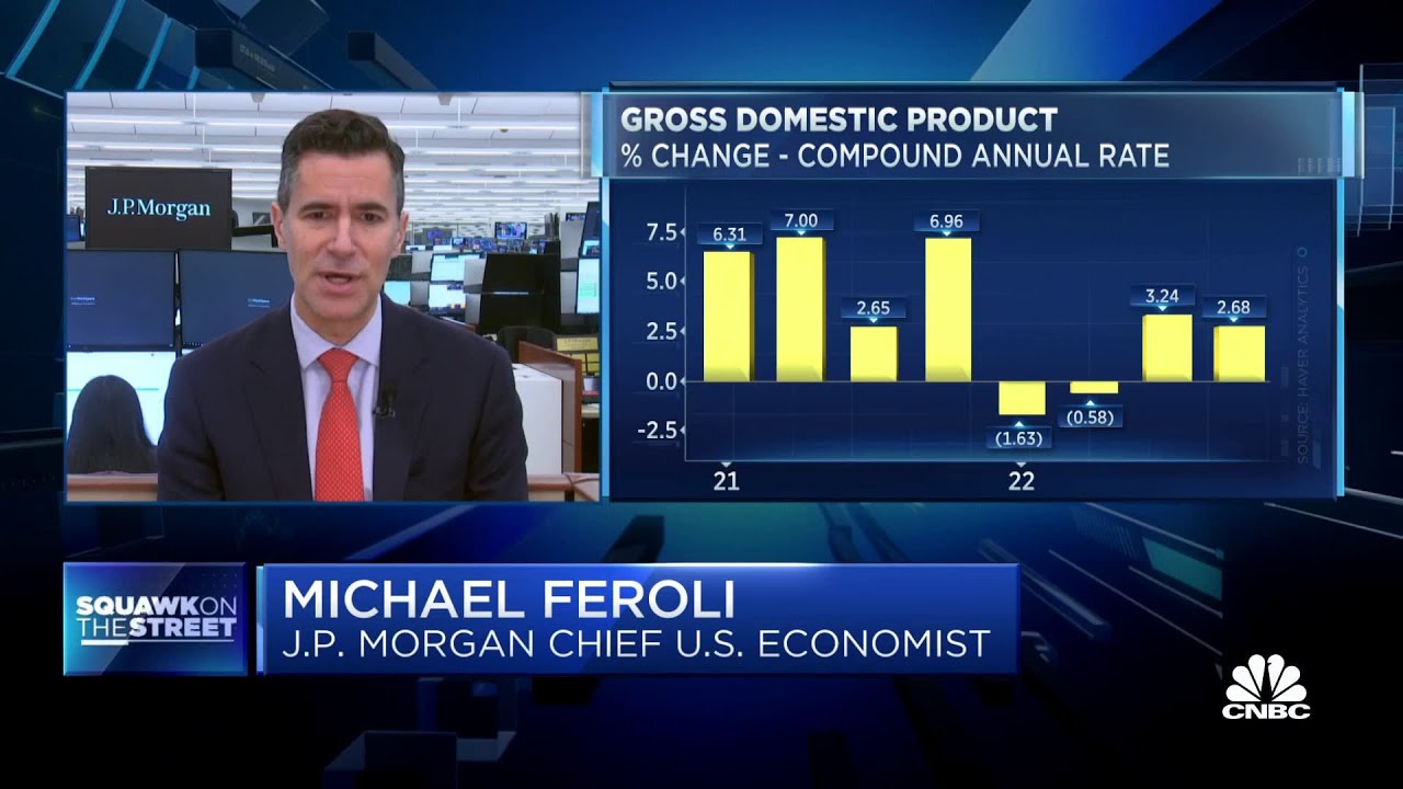GDP data will probably soften as we move into spring, says JPMorgan's ...
