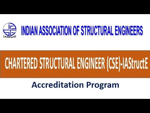 CSE-IAStructE Accreditation program - YouTube