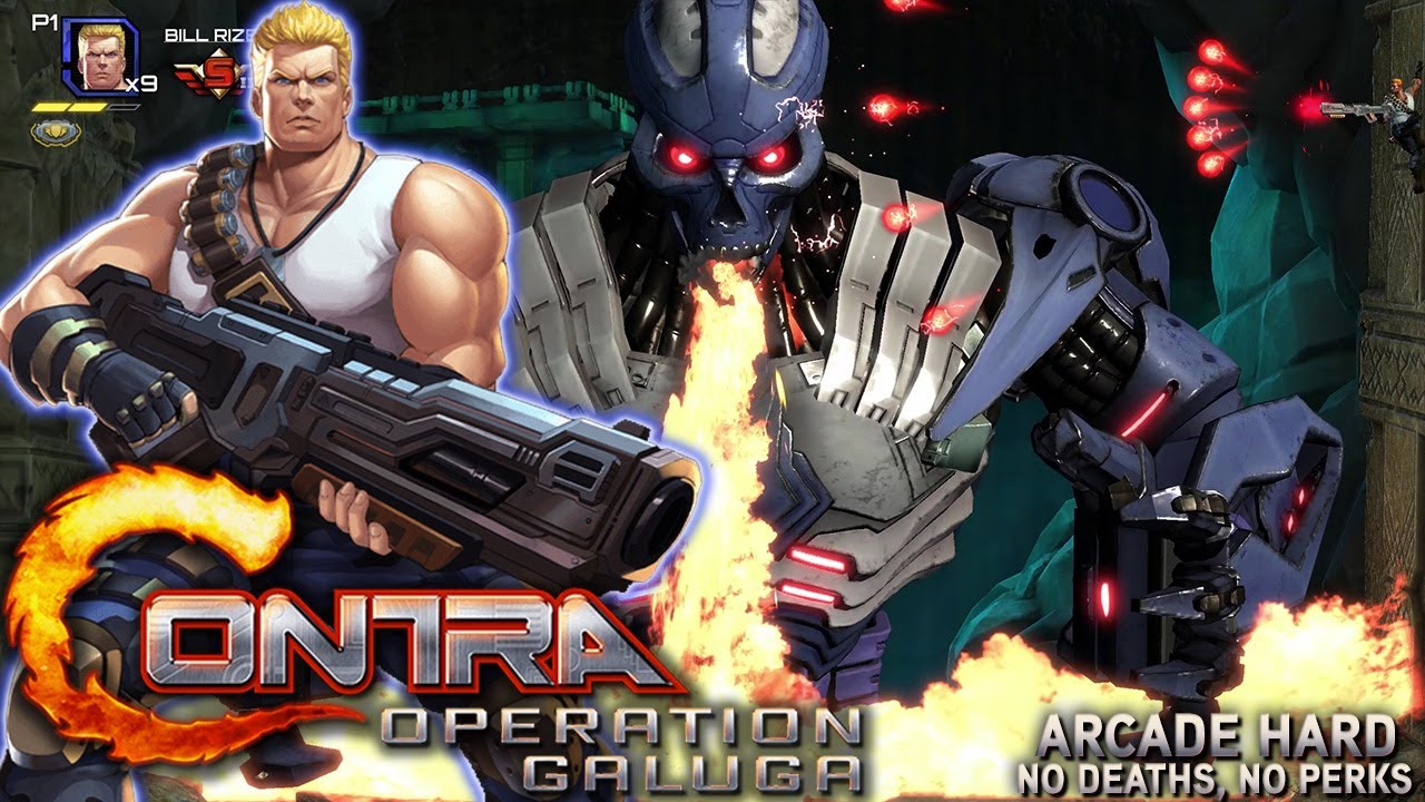 Contra: Operation Galuga - Arcade Hard - No Death Clear (Bill Rizer ...